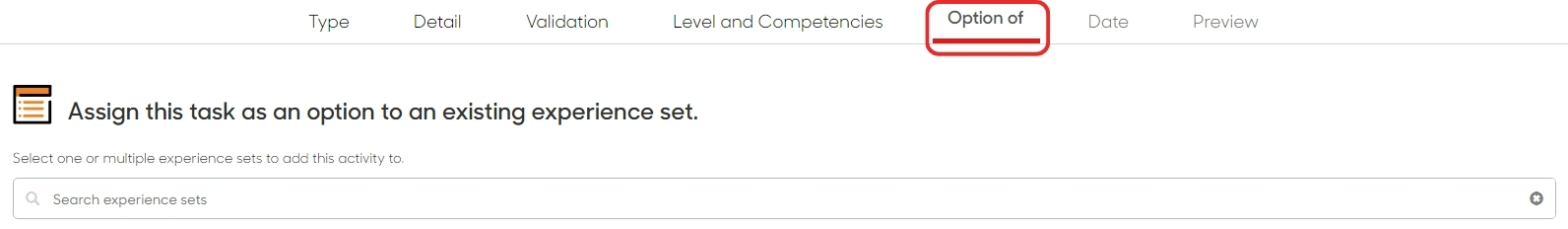 Creating Task Activities Suitable