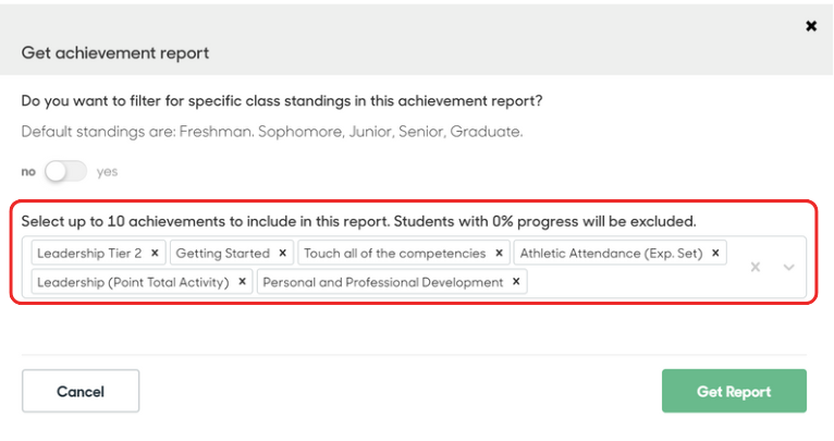 Downloading a Batch Achievement Report – Suitable
