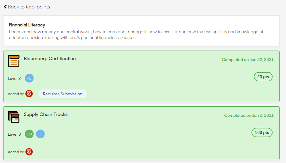 Navigating a Student's Scorecard and Portfolio – Suitable